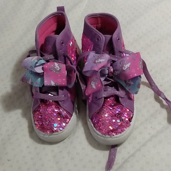 JoJo Siwa | Shoes | Reverse Sequin Jojo Hightop Sneakers | Poshmark